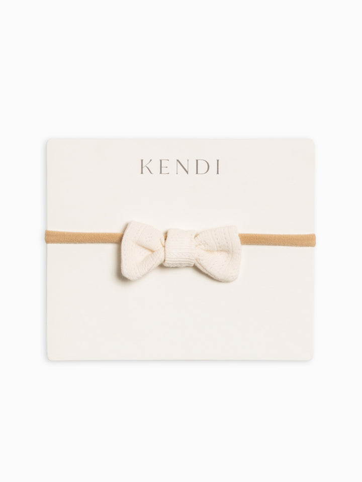 Organic Cotton Baby and Kids Pointelle Dainty Bow