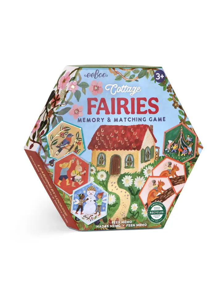 Cottage Fairies Hexagon Memory & Matching Game