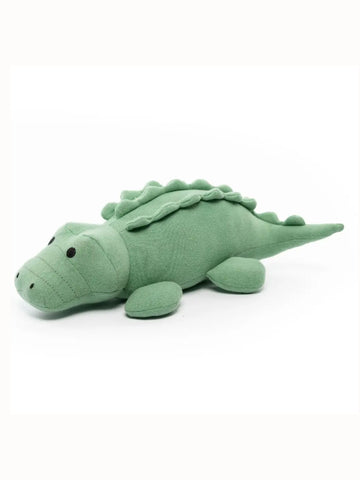 Large Organic Cotton Crocodile Plush Toy | Colored Organics®