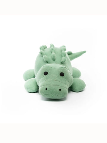 Large Organic Cotton Crocodile Plush Toy | Colored Organics®